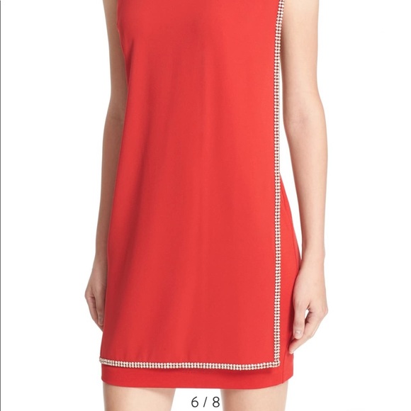 Ted Baker | Dresses | Ted Baker Red Burford Crystal Embellished Dress ...